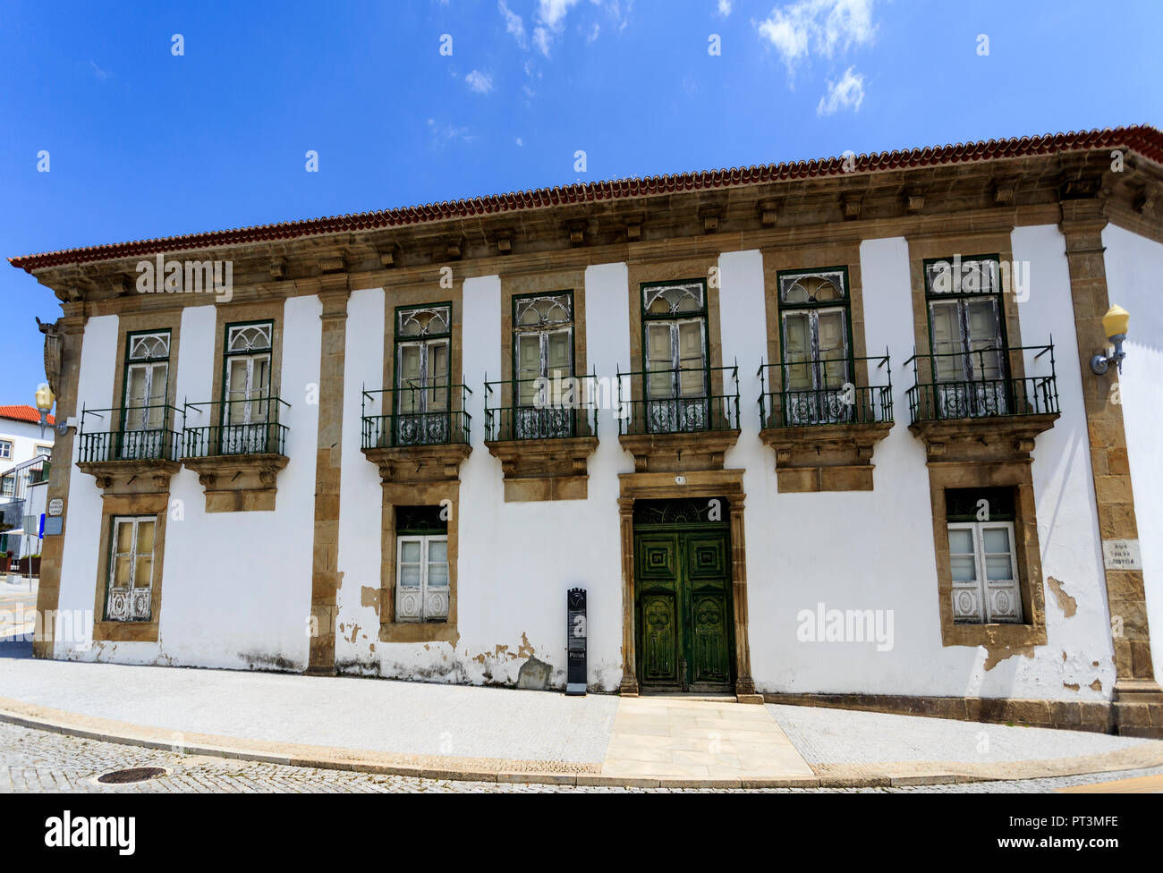 Facade of the Great House, a manor built in the 17th century in Baroque ...