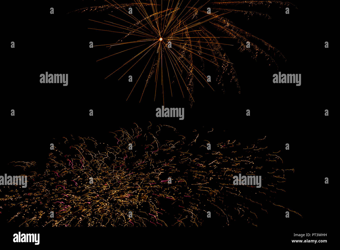 Generic fireworks display Stock Photo - Alamy