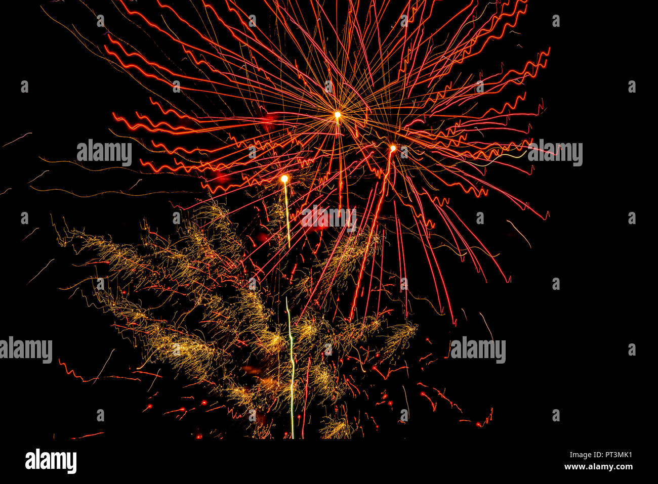 Generic fireworks display Stock Photo - Alamy
