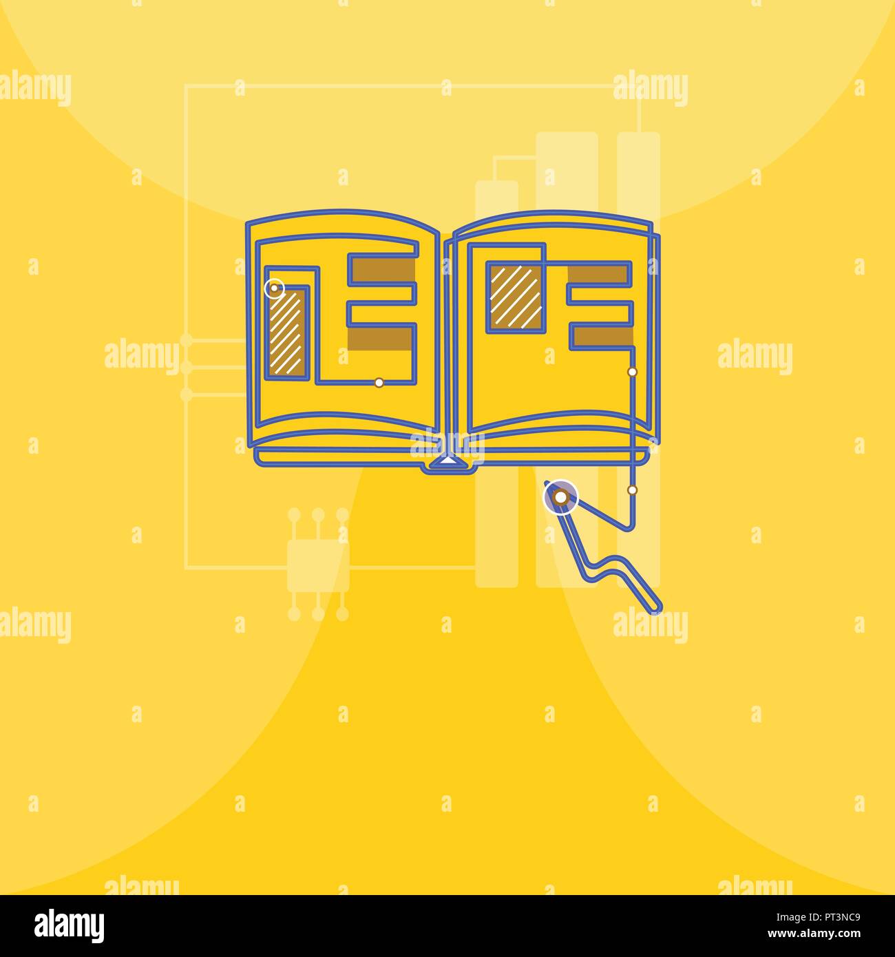 Flat design Vector Illustration Empty esp template copy text for Ad ...