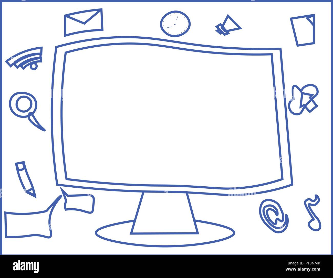 Flat design business Vector Illustration Empty template esp isolated ...