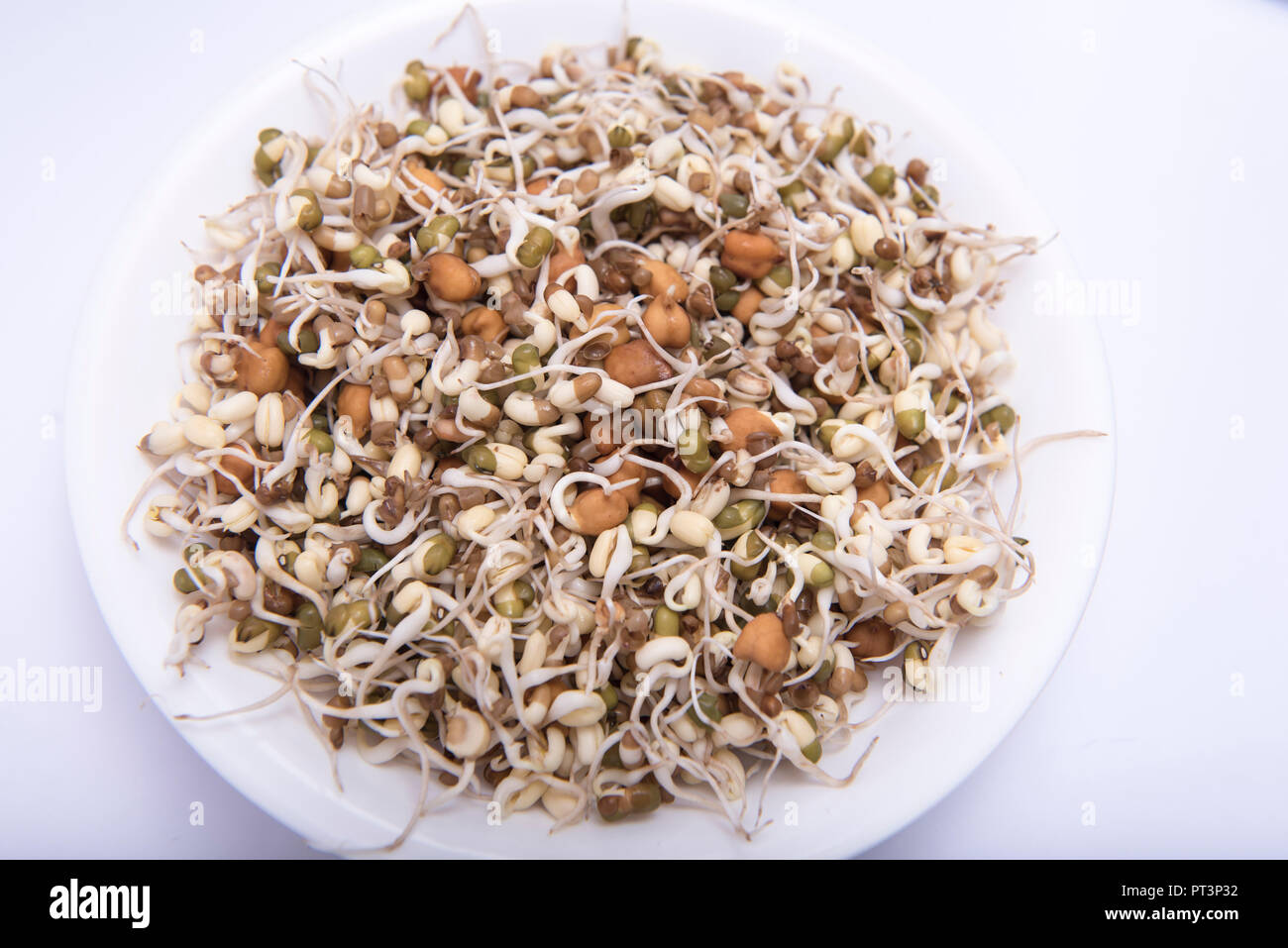 Mixed sprouts salad in the plate at home Mumbai India Stock Photo - Alamy