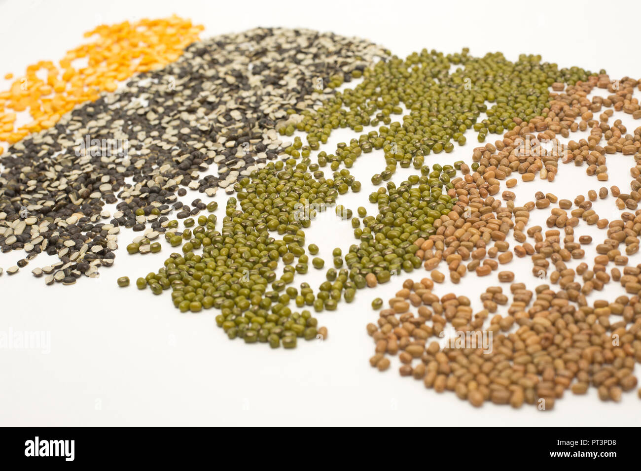 collection of seeds isolated on white background Stock Photo - Alamy