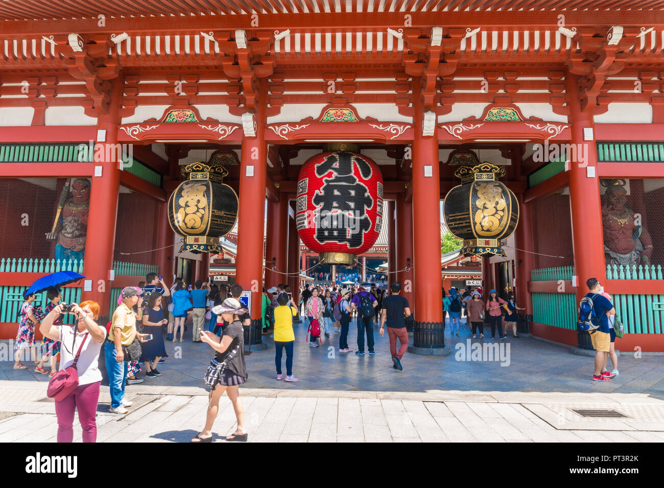 Asakusa, Tokyo Japan - June 9, 2018: Beautiful scenic Asakusa shrine in ...