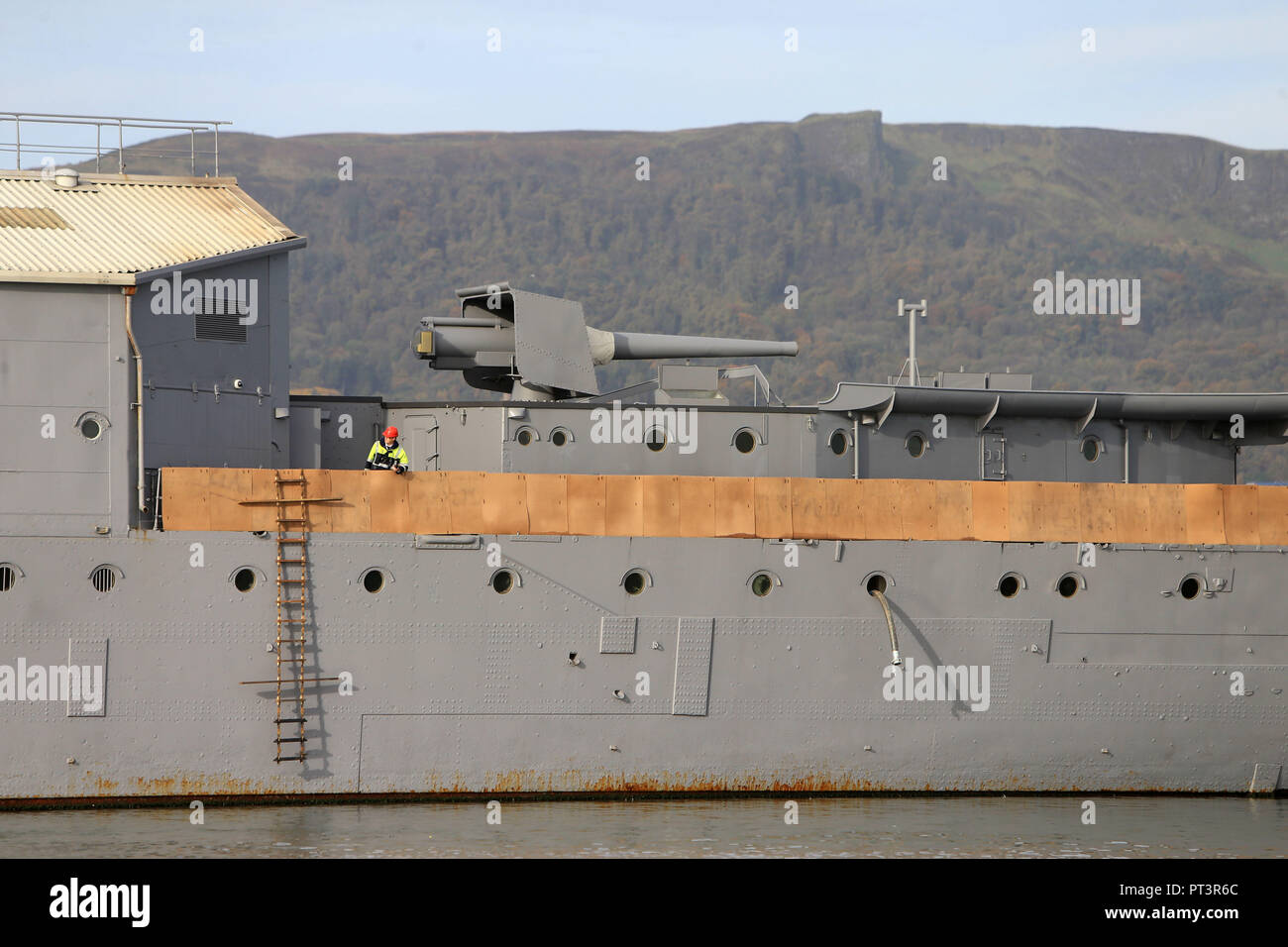 World War One Battle of Jutland veteran light cruiser, the 3,700-ton ...