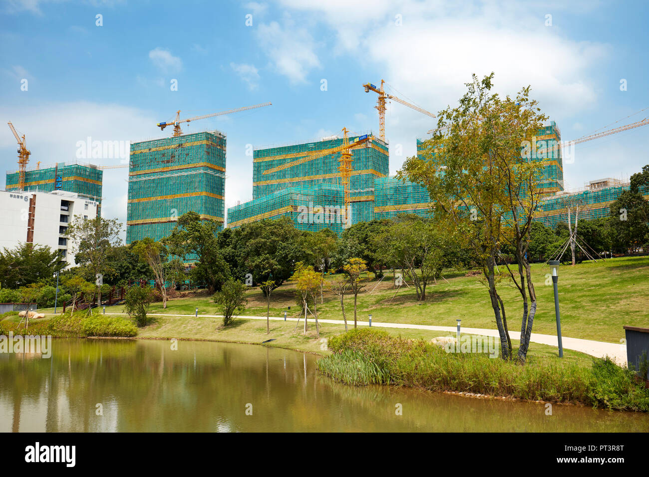 Construction of new buildings on the campus of Southern University of ...