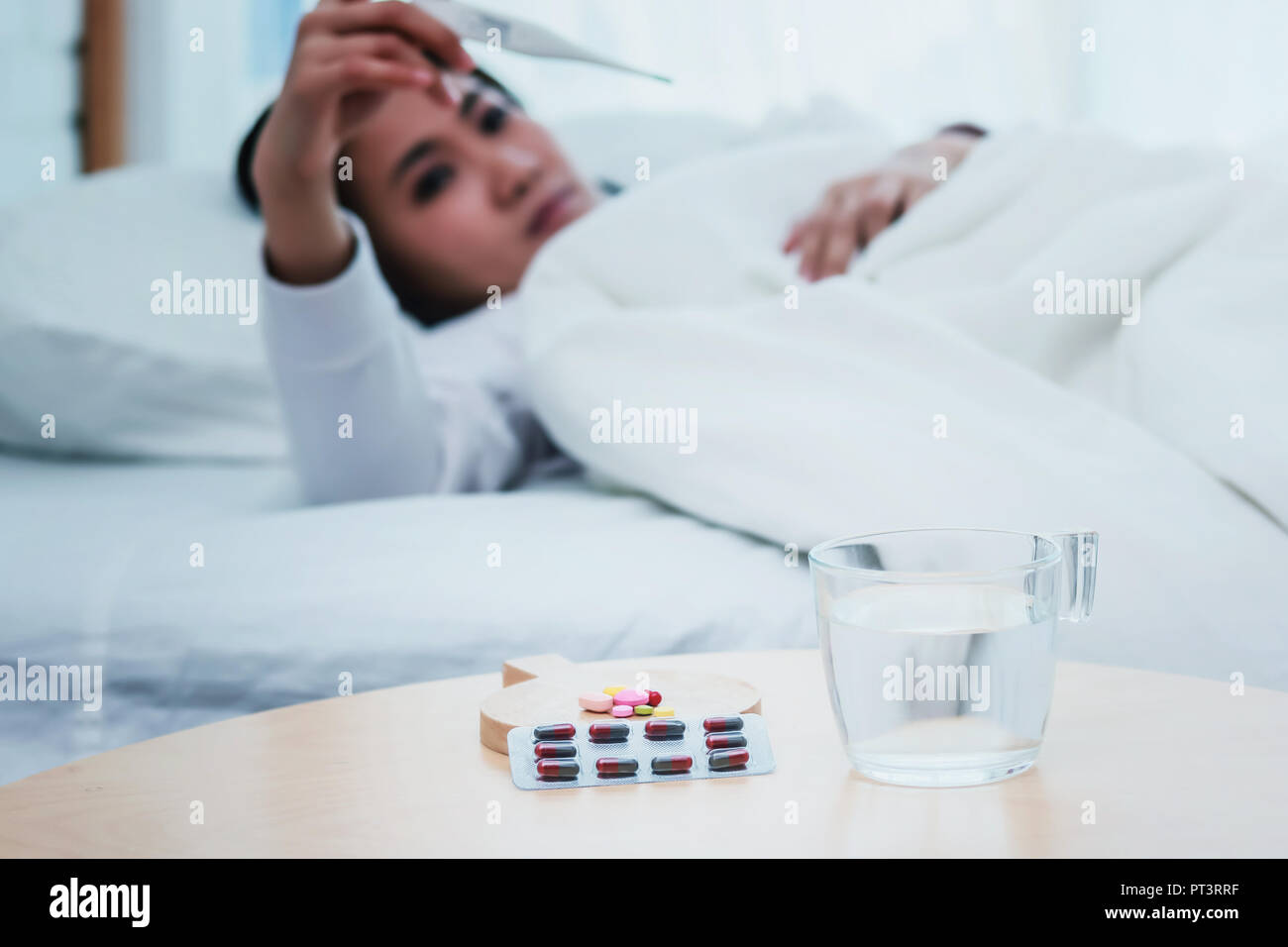 Sick person in hospital bed hi-res stock photography and images - Alamy