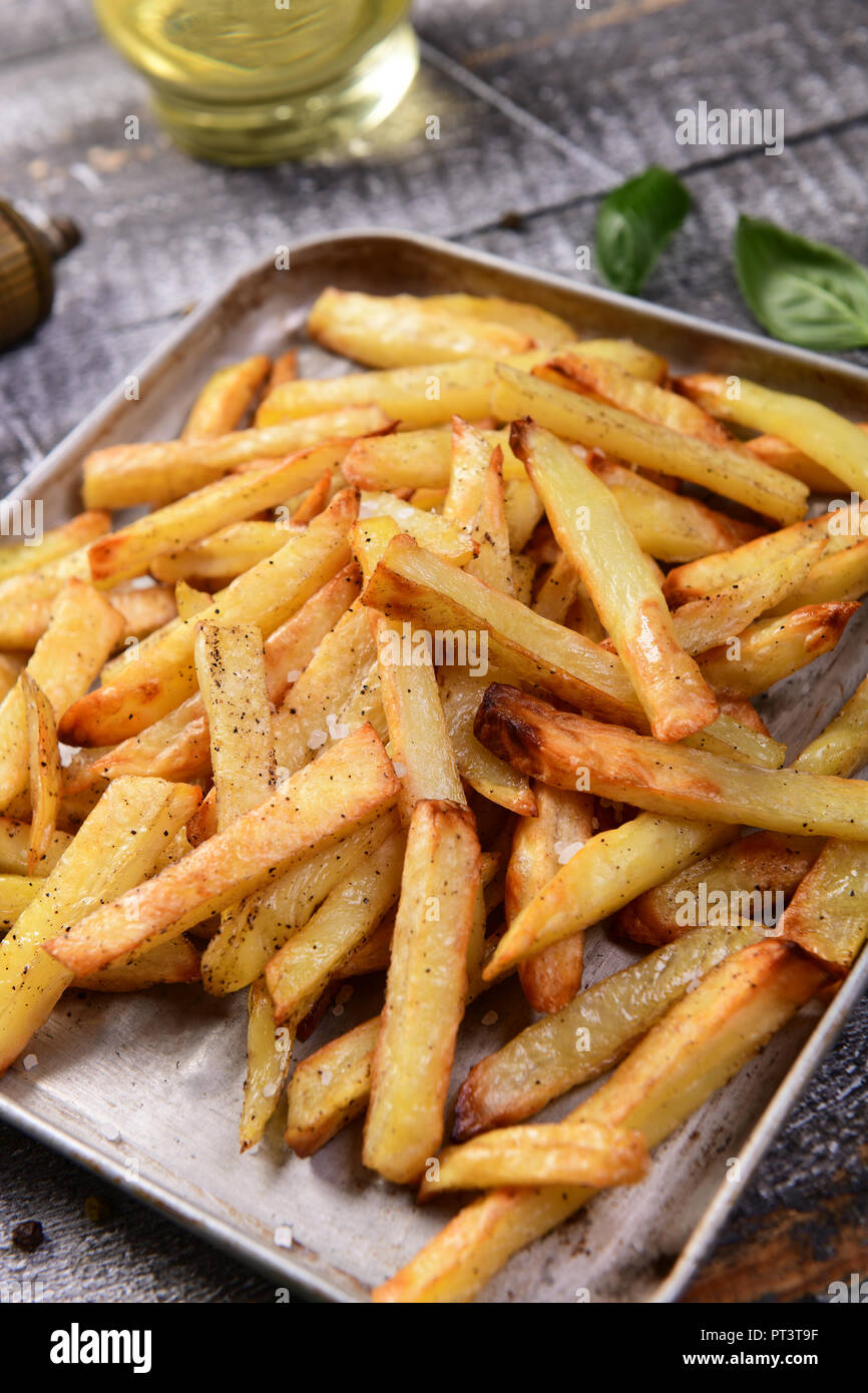 Homemade potato french fries Stock Photo - Alamy