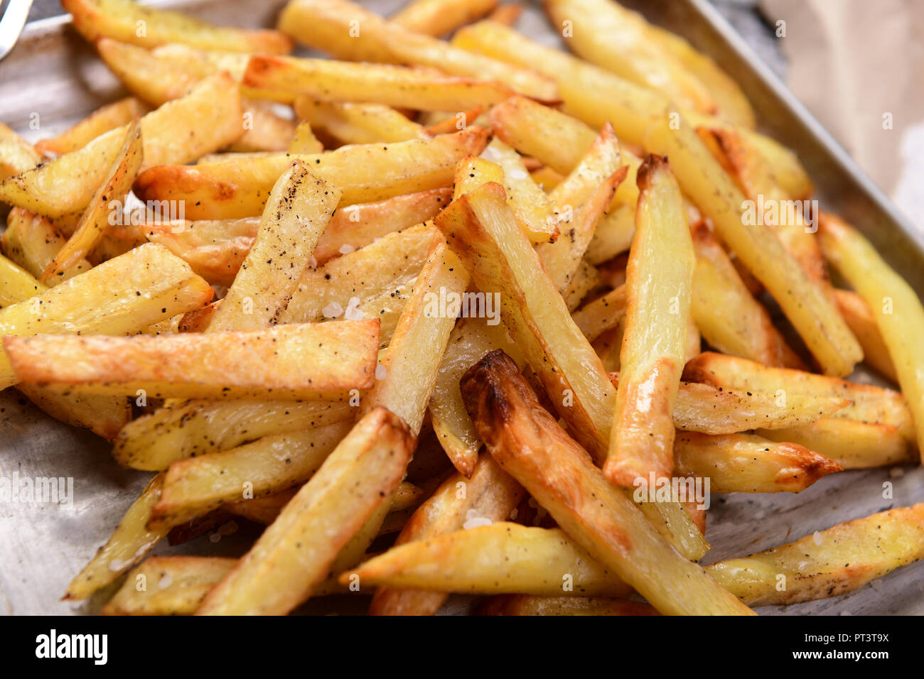 Homemade potato french fries Stock Photo - Alamy
