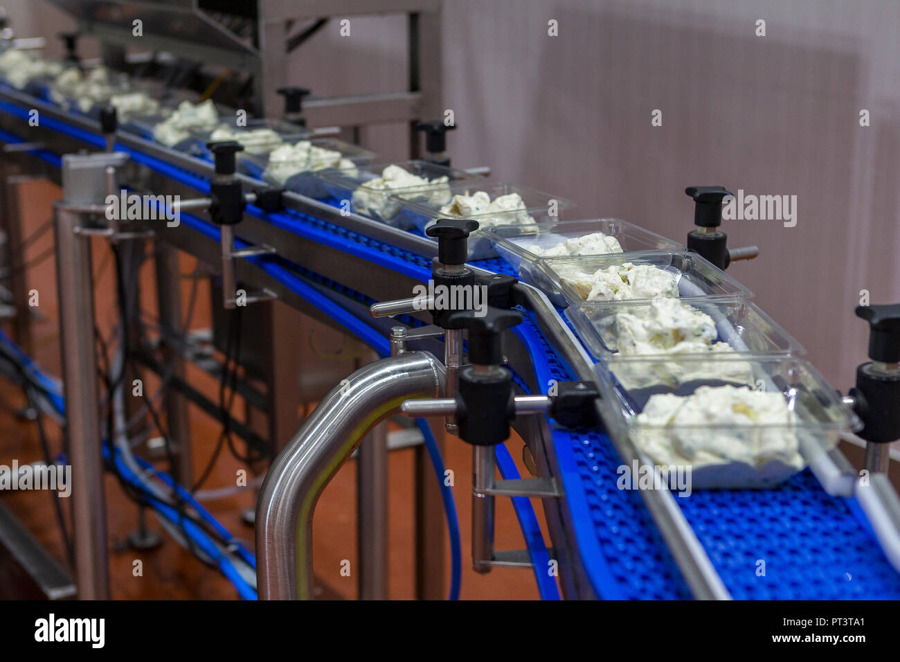 Food Production of Prepared Salads and Convenience Food in the UK Stock ...