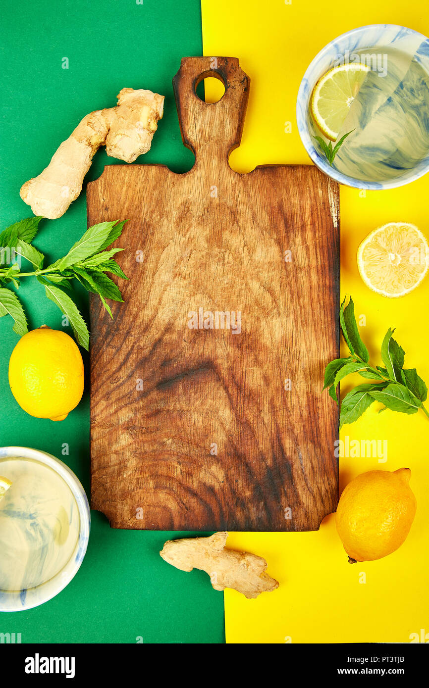 Cups tea ginger mint hi-res stock photography and images - Alamy