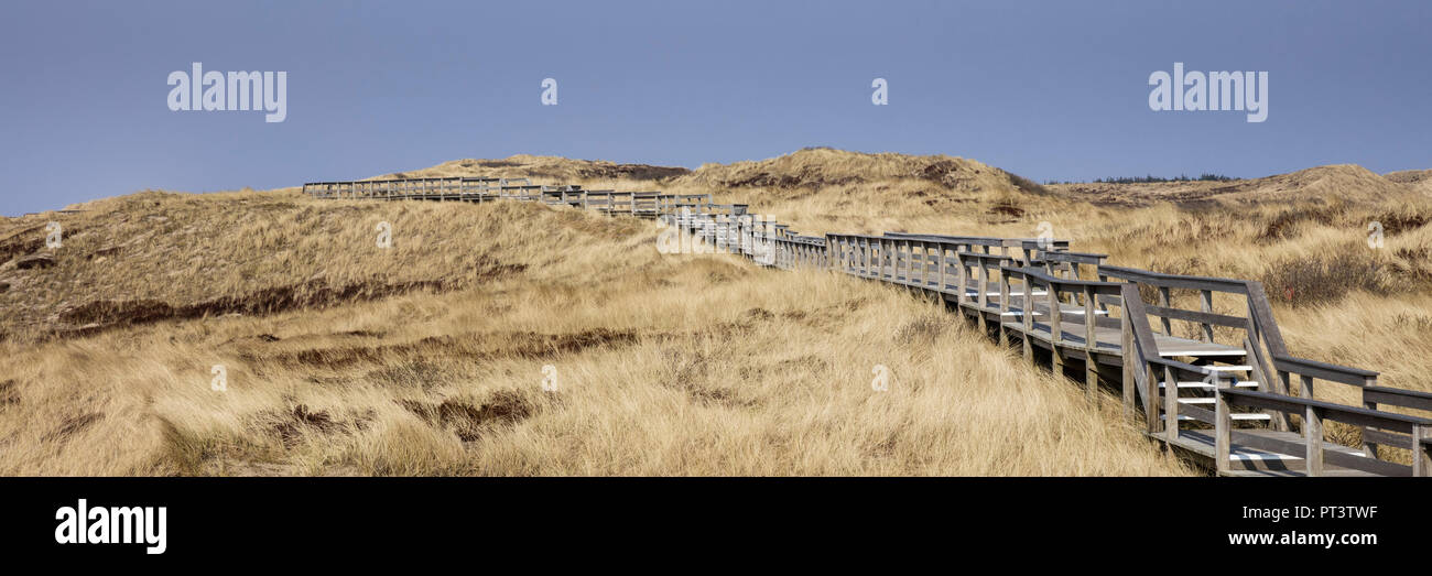 Runway at the coast, Sylt, North Frisian Island, North Frisia ...