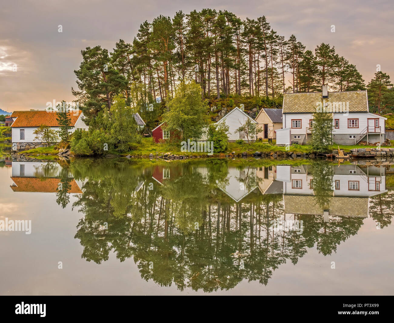 Buildings At The Sunnmore Museum, Alesund, Norway Stock Photo - Alamy