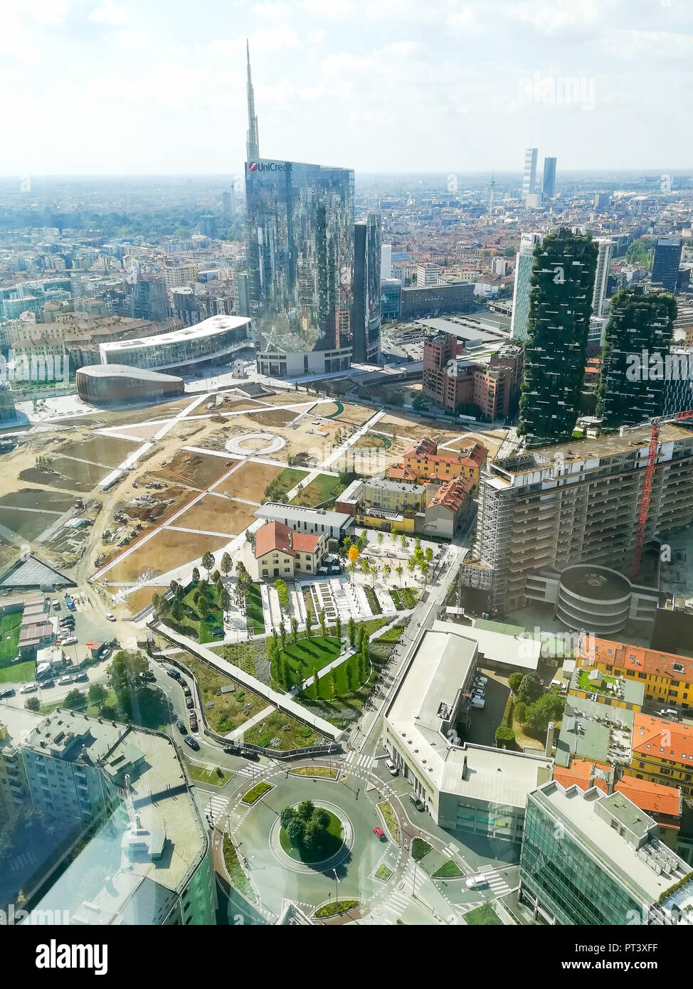 Milano city life aerial hi-res stock photography and images - Alamy