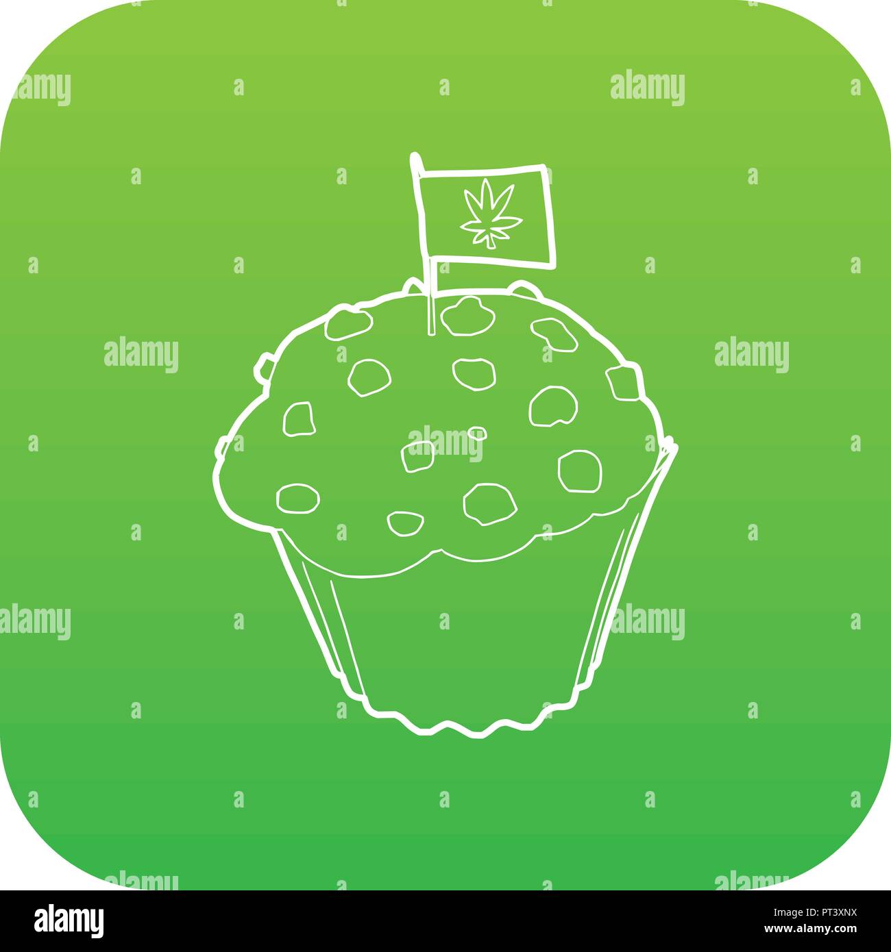 Thc cake Stock Vector Images - Alamy