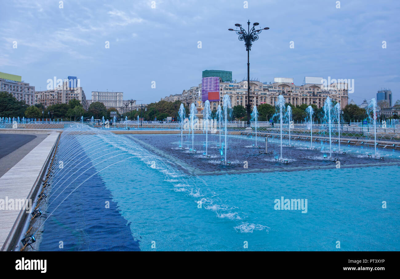 Fountain in bucharest hi-res stock photography and images - Alamy