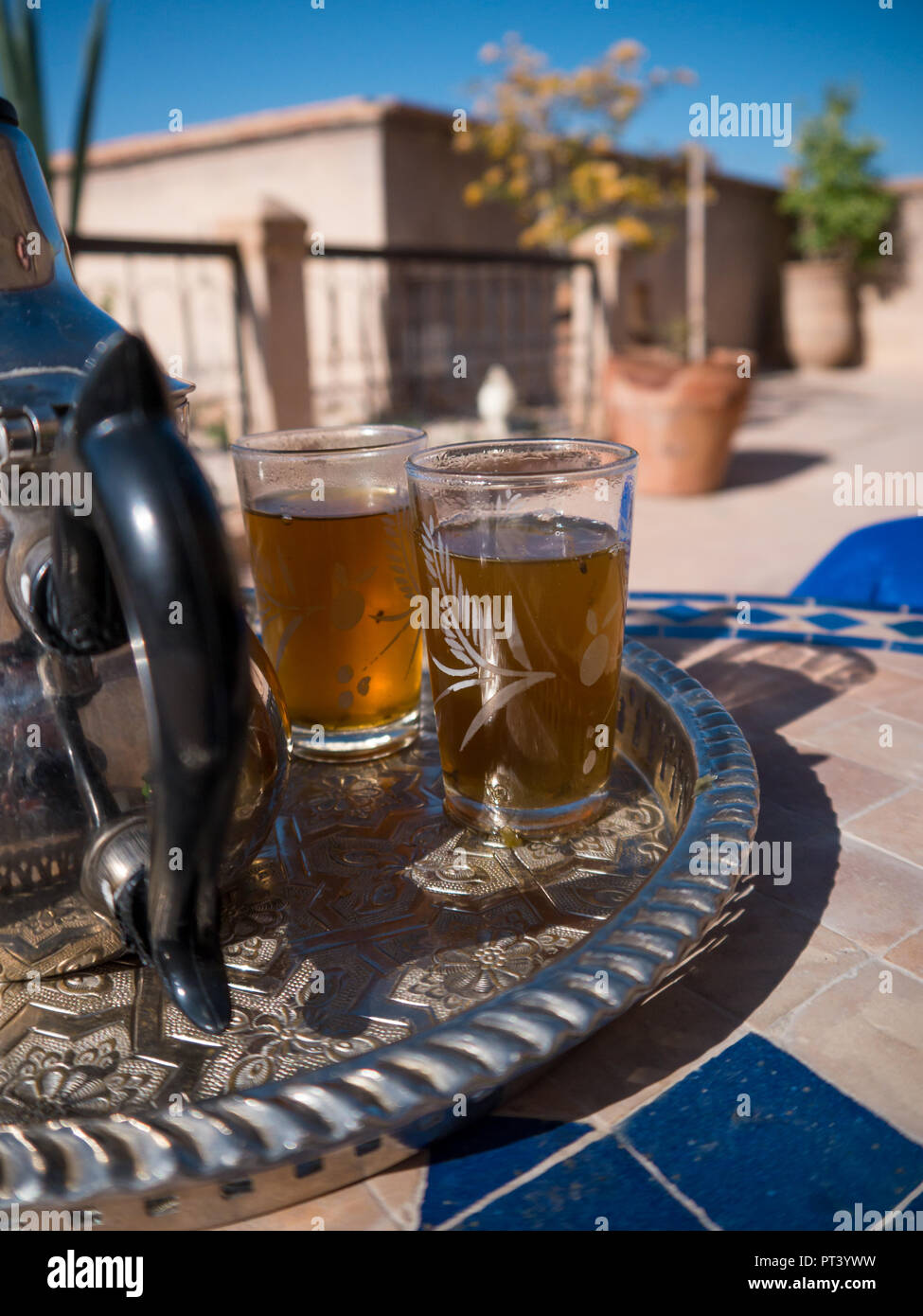 Moroccan tea kettle hi-res stock photography and images - Alamy