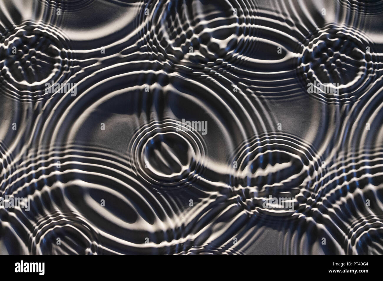Abstract Silver Circles Stock Photo - Alamy