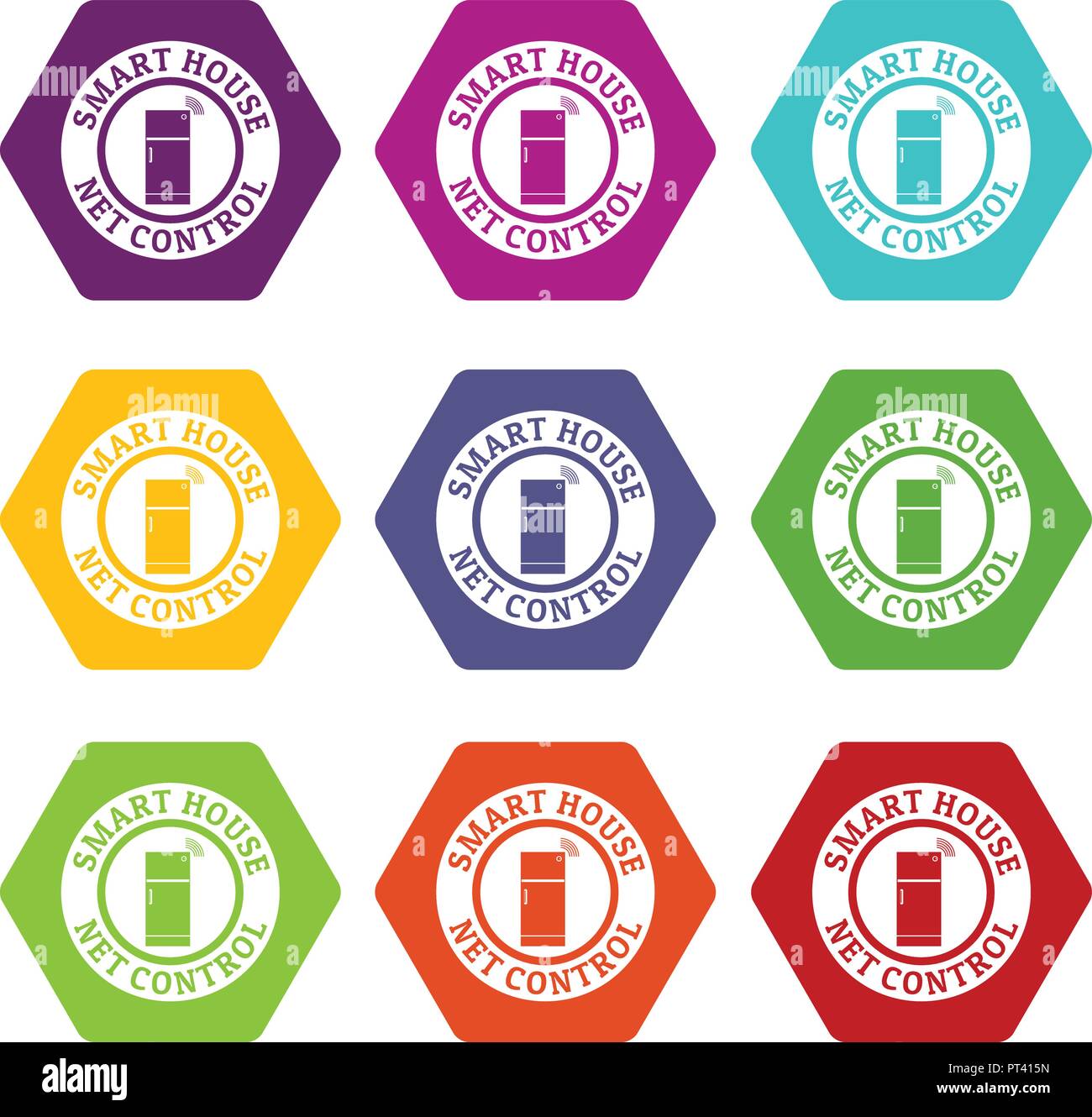 Net control icons set 9 vector Stock Vector Image & Art - Alamy
