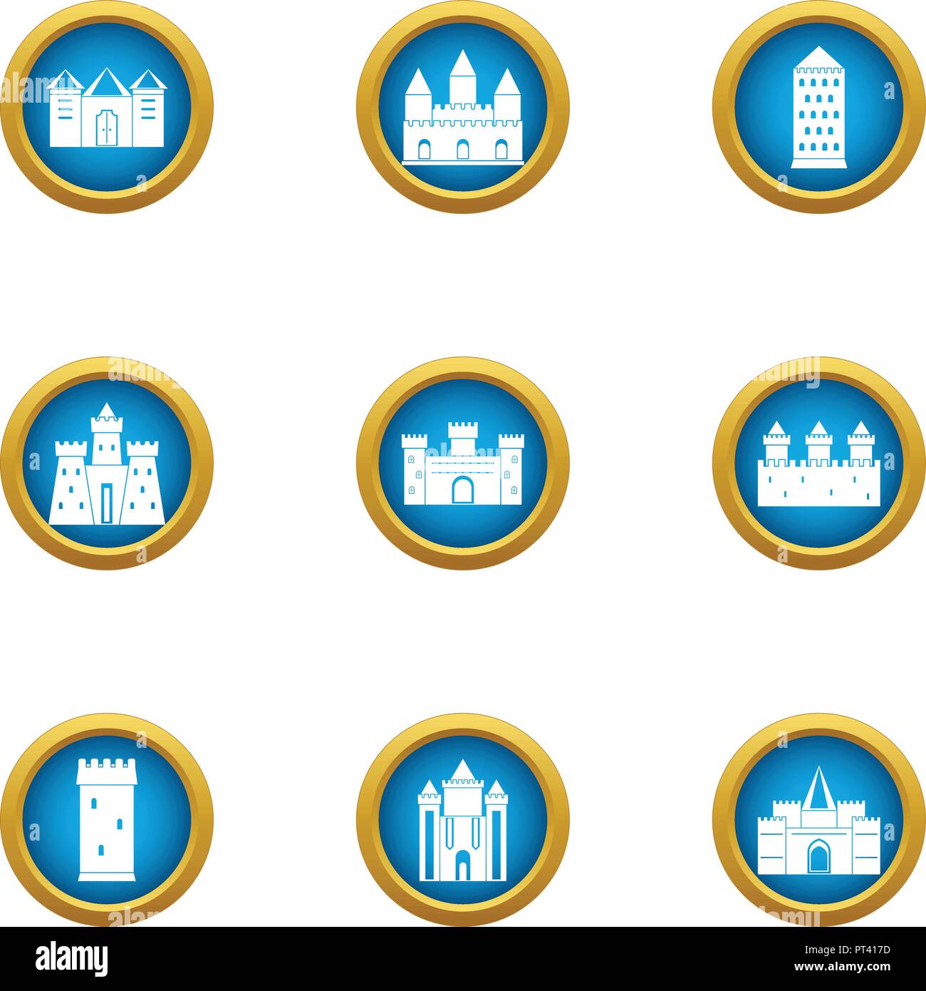 Victorian brick tower Stock Vector Images - Alamy