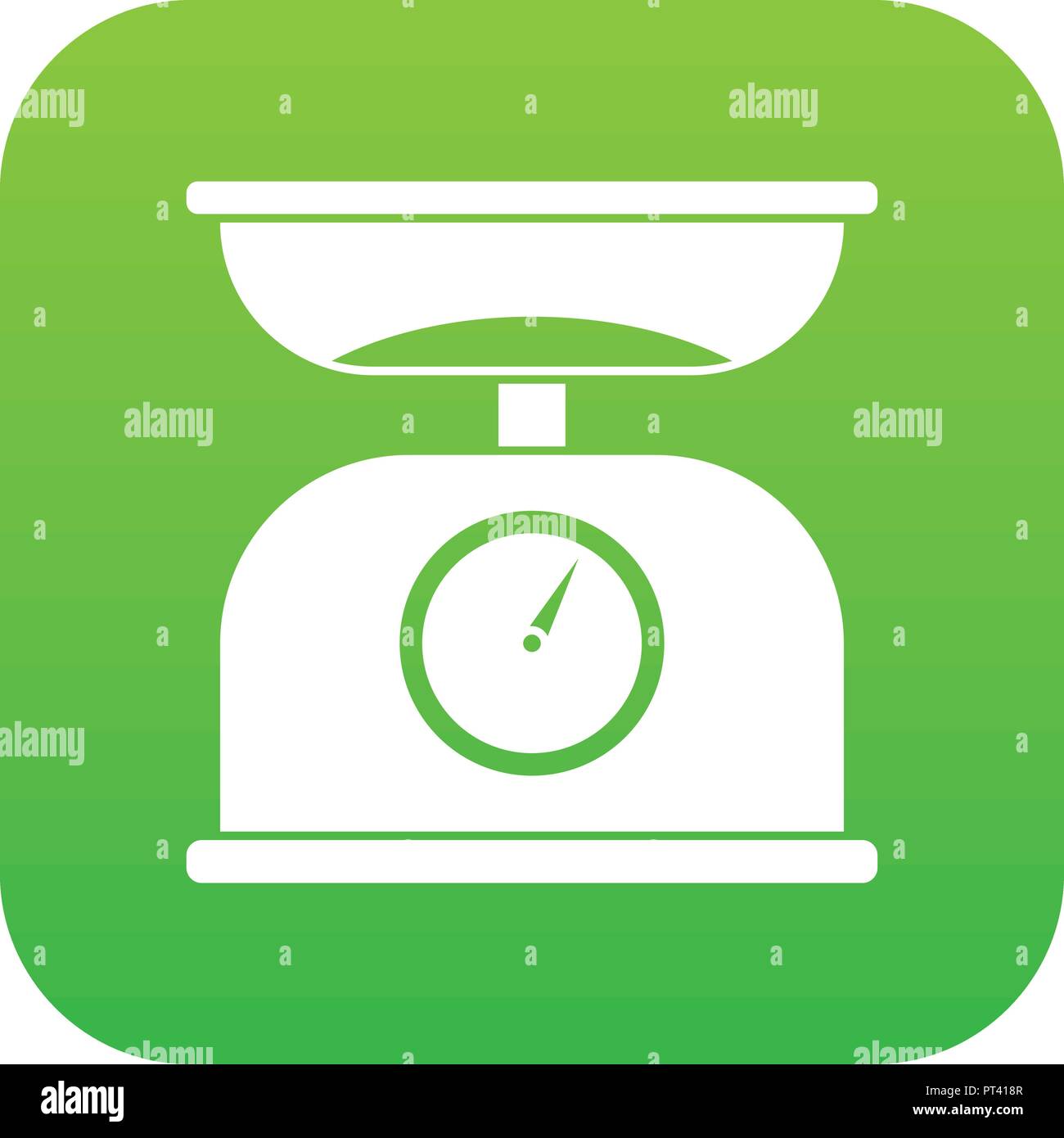 Empty weighing scales Stock Vector Images - Alamy