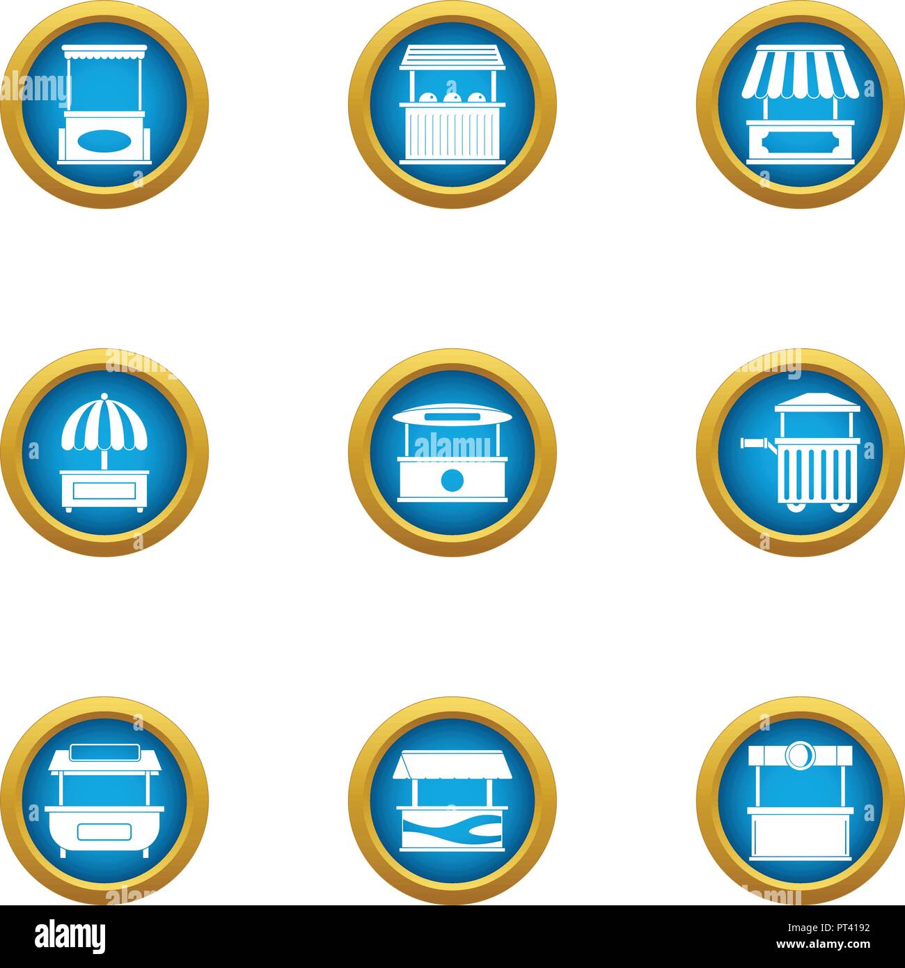 International street food Stock Vector Images - Alamy