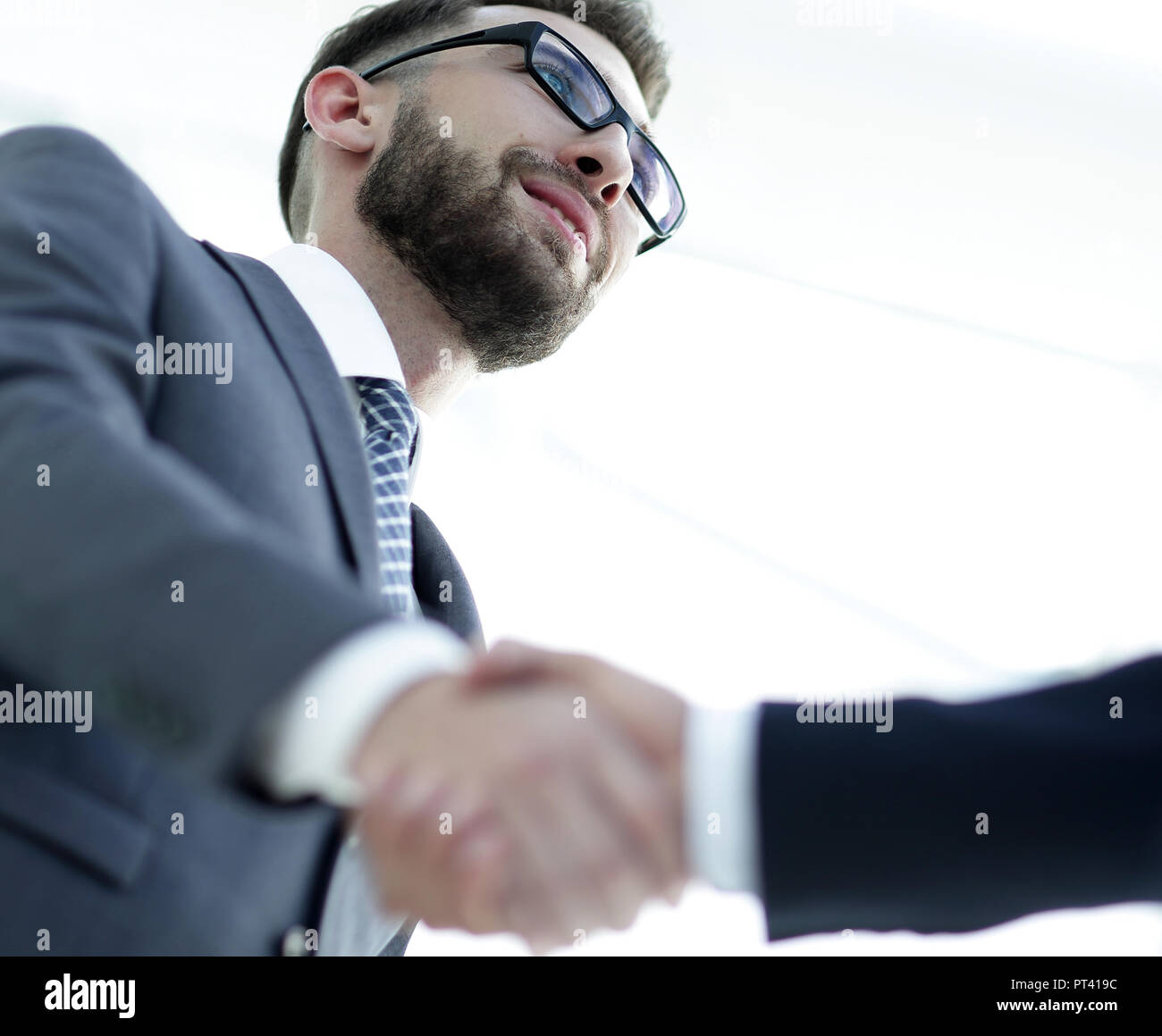 Business partnership meeting concept. Image businessman handshake Stock ...