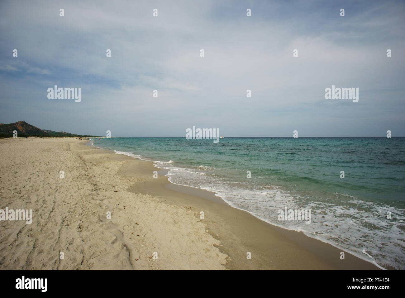 Berchida beach, near Bidderosa beach and natural reserve, orosei ...