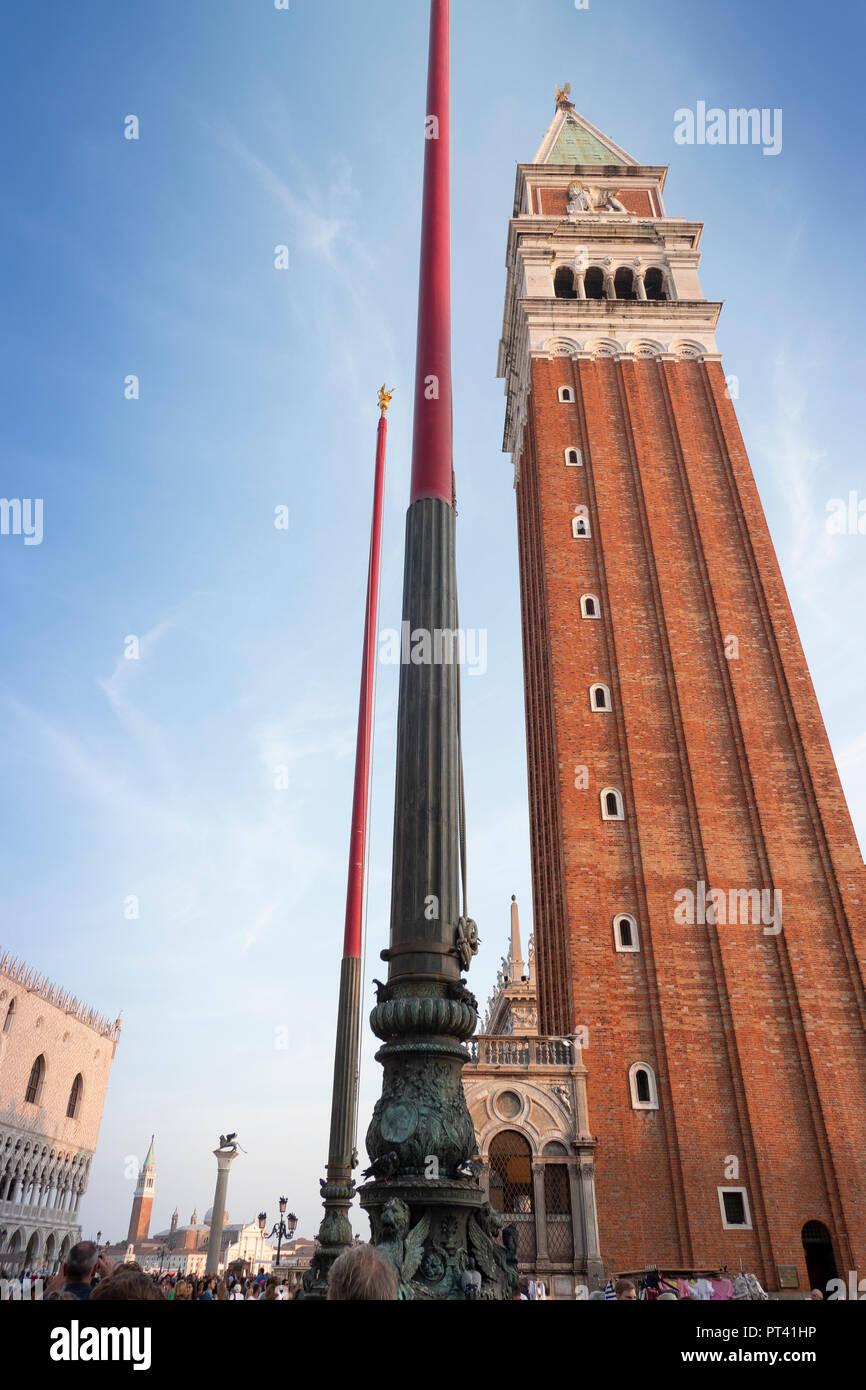 St Mark's Campanile, Venice Italy, Venezia, Veneto, Comune di Venezia ...