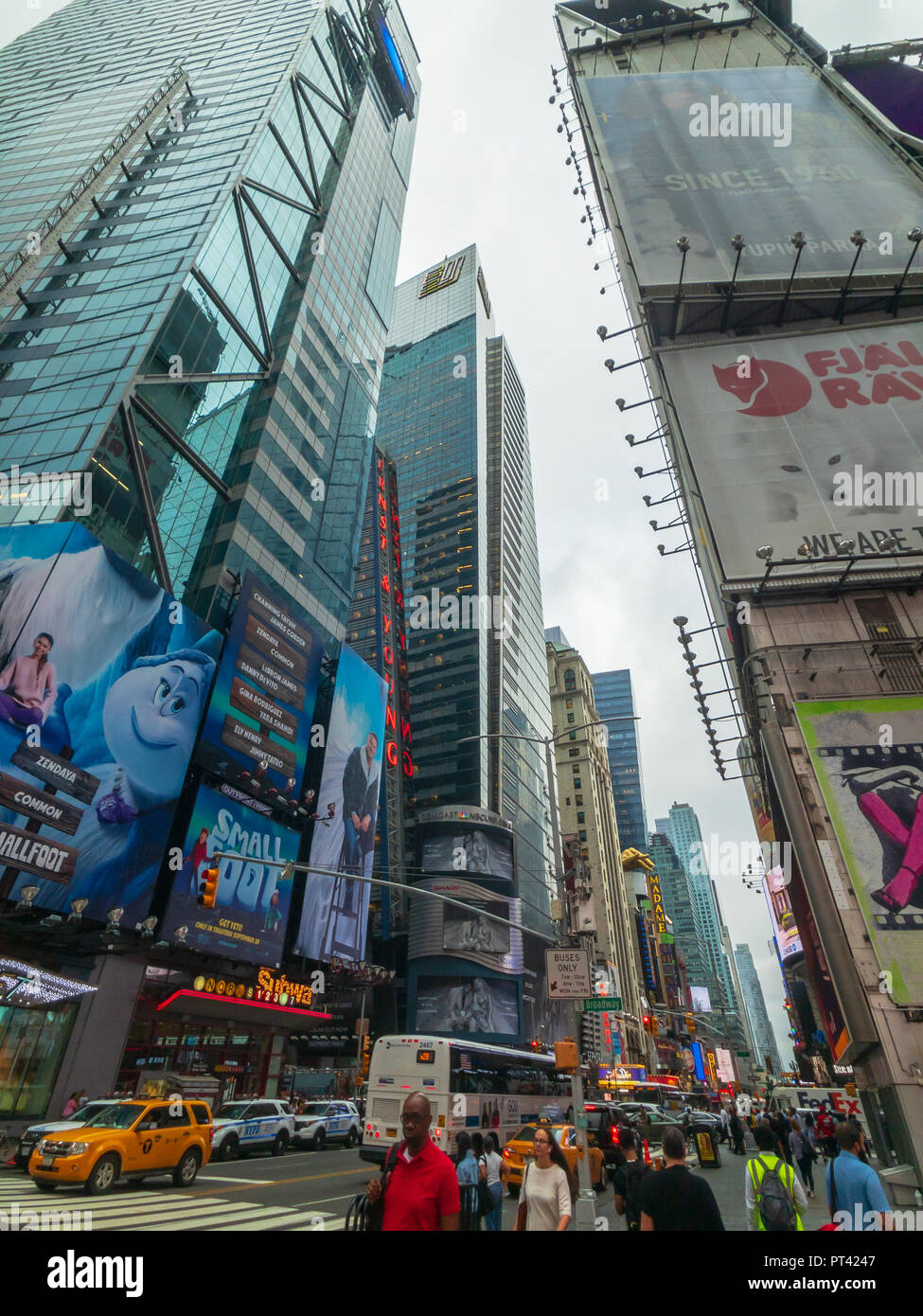 Time Square day time cityscape Stock Photo - Alamy
