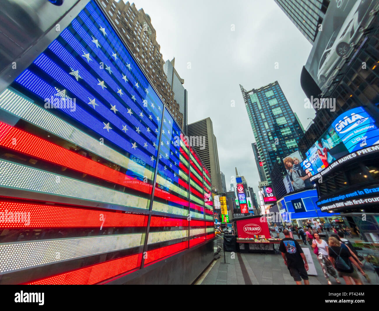Time Square day time cityscape Stock Photo - Alamy
