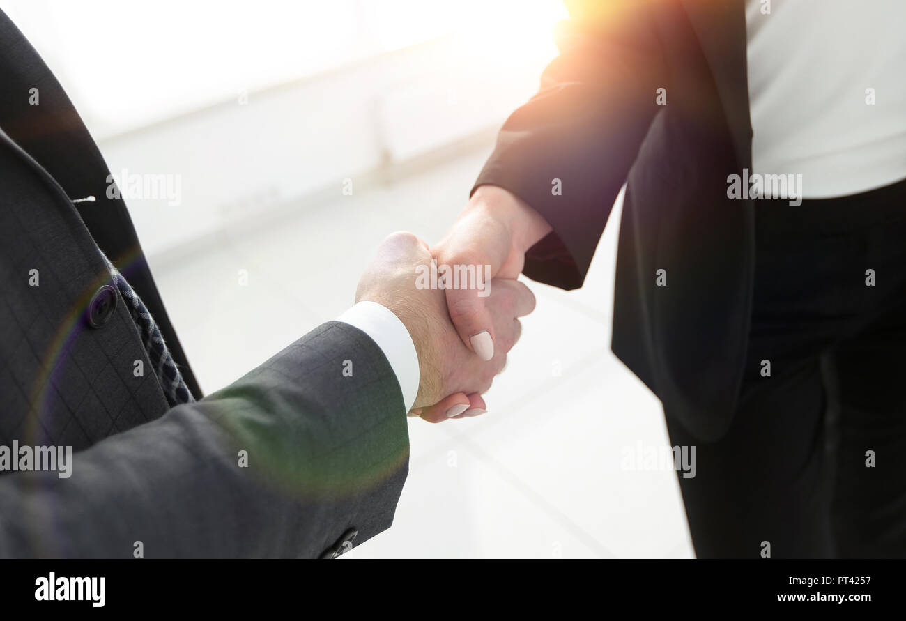 Business handshake ,congratulations or Partnership concept Stock Photo ...