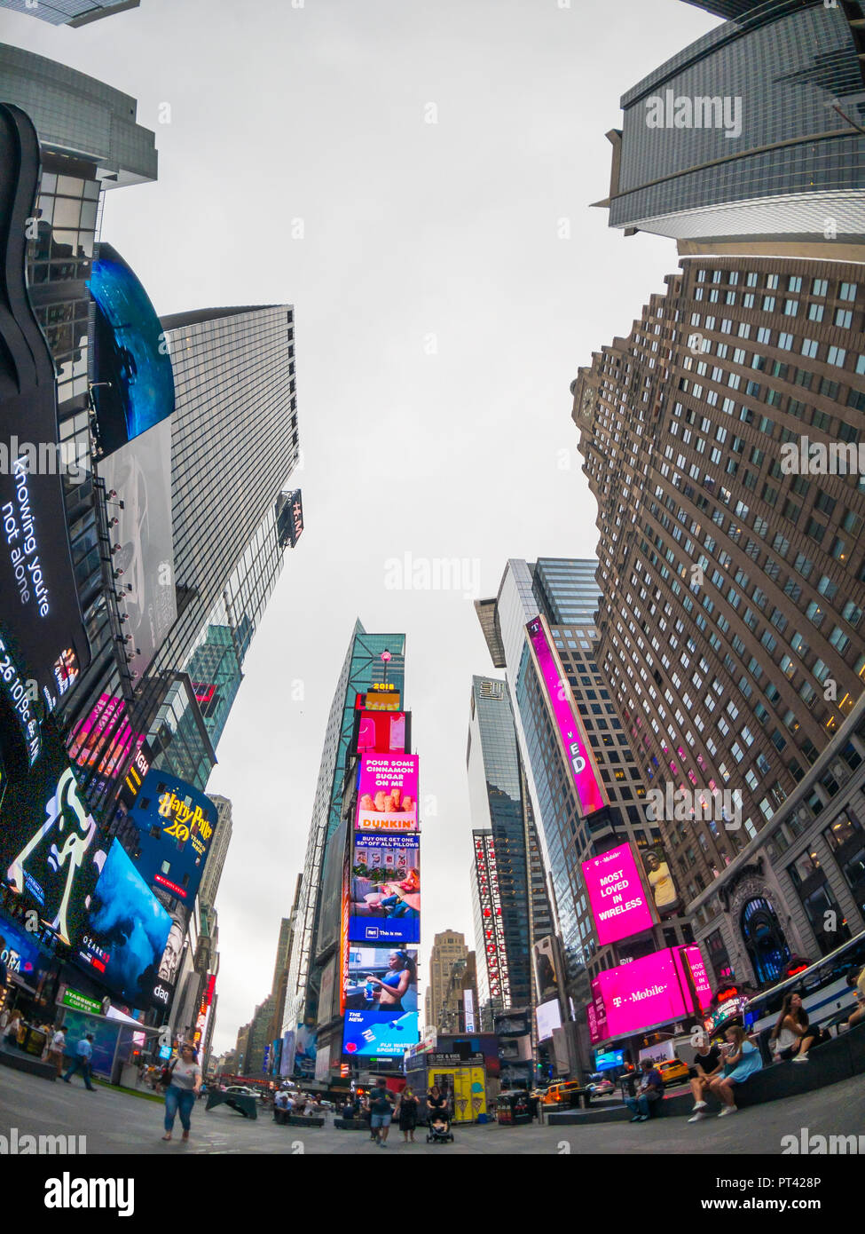 Time Square day time cityscape Stock Photo - Alamy