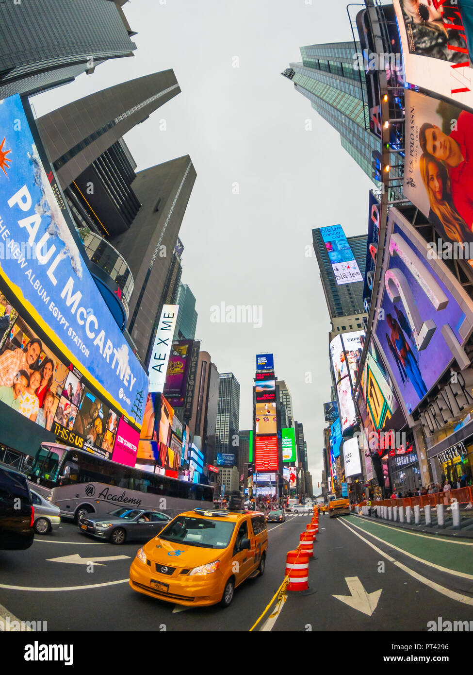 Time Square day time cityscape Stock Photo - Alamy
