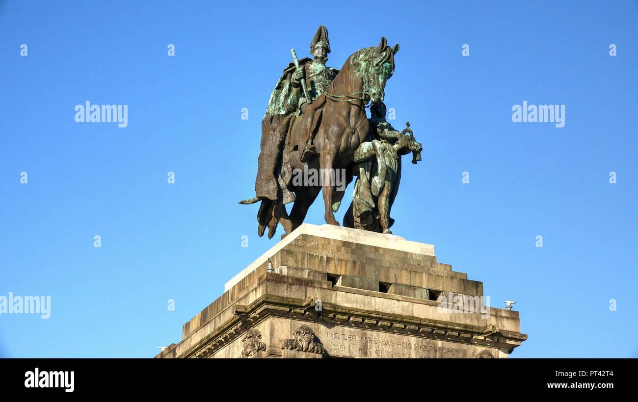 Kaiser wilhelm statue hi-res stock photography and images - Alamy
