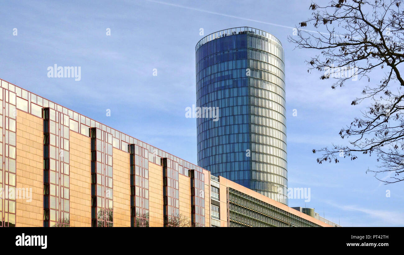 Hyatt Regency Hotel and Cologne Triangle Tower, Cologne, North Rhine ...