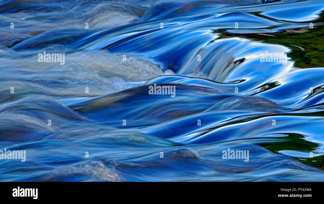 Rapids on the river Wupper, near Solingen-Wipperaue, North Rhine ...