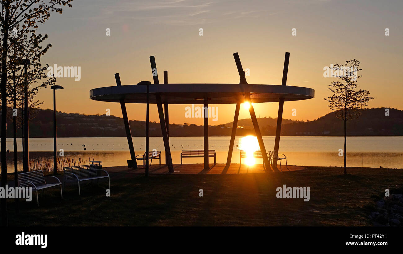 Sunrise at bostal lake at nohfelden hi-res stock photography and images ...