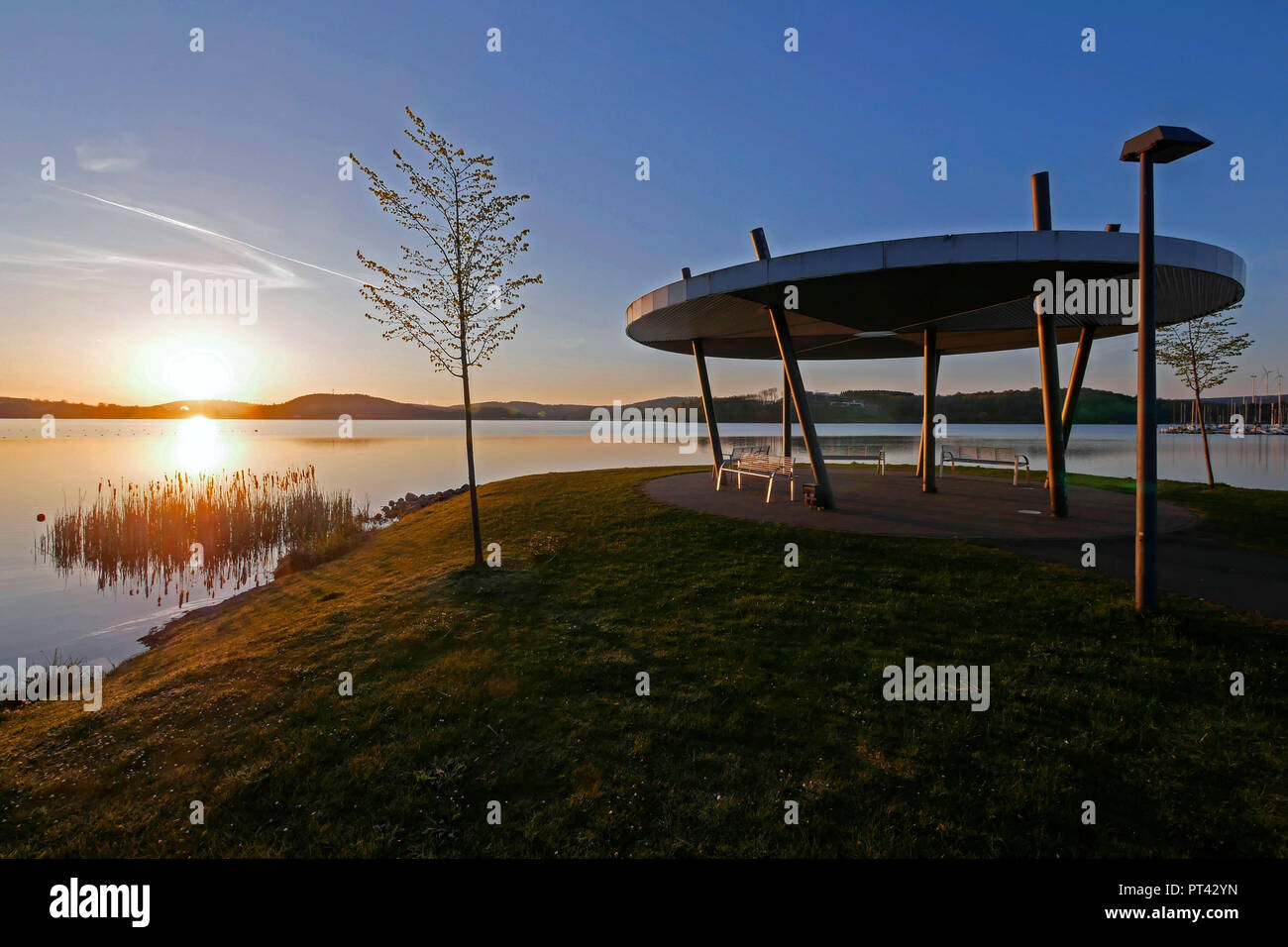 Sunrise at bostal lake at nohfelden hi-res stock photography and images ...