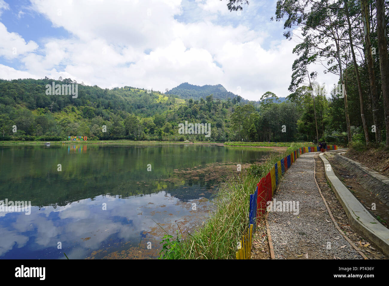 Situ Cisanti Lake, Citarum, Ciparay, Bandung, West Java, Indonesia ...