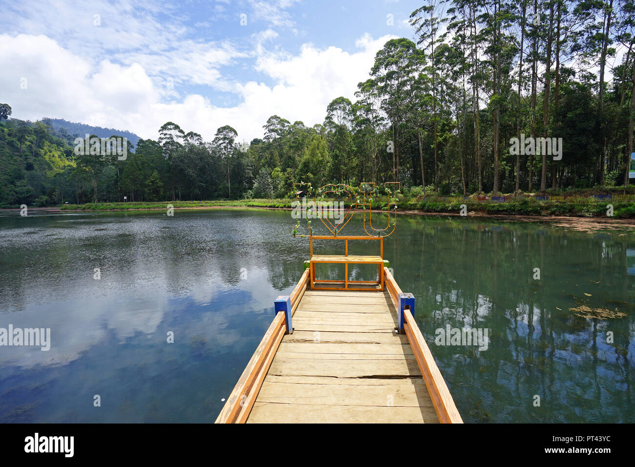 Situ Cisanti Lake, Citarum, Bandung, West Java, Indonesia Stock Photo ...