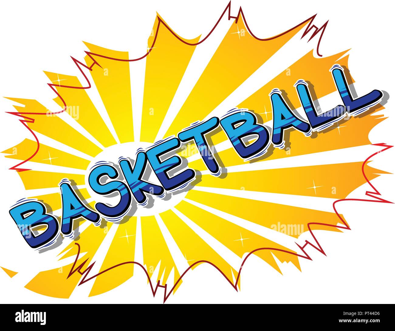 Basketball - Vector illustrated comic book style phrase Stock Vector ...
