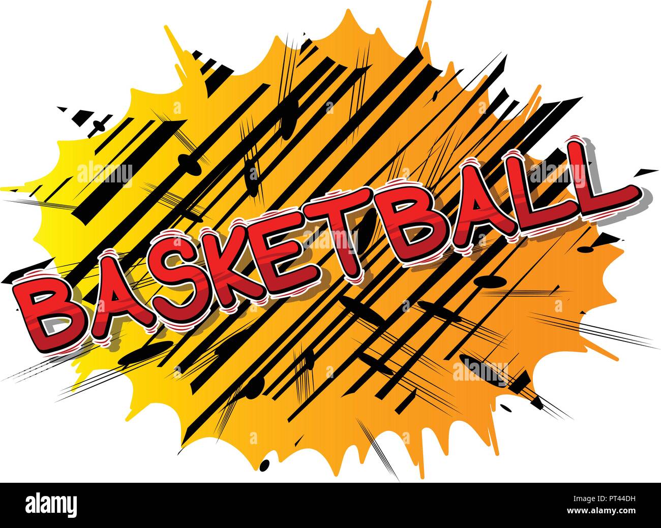 Basketball - Vector illustrated comic book style phrase Stock Vector ...