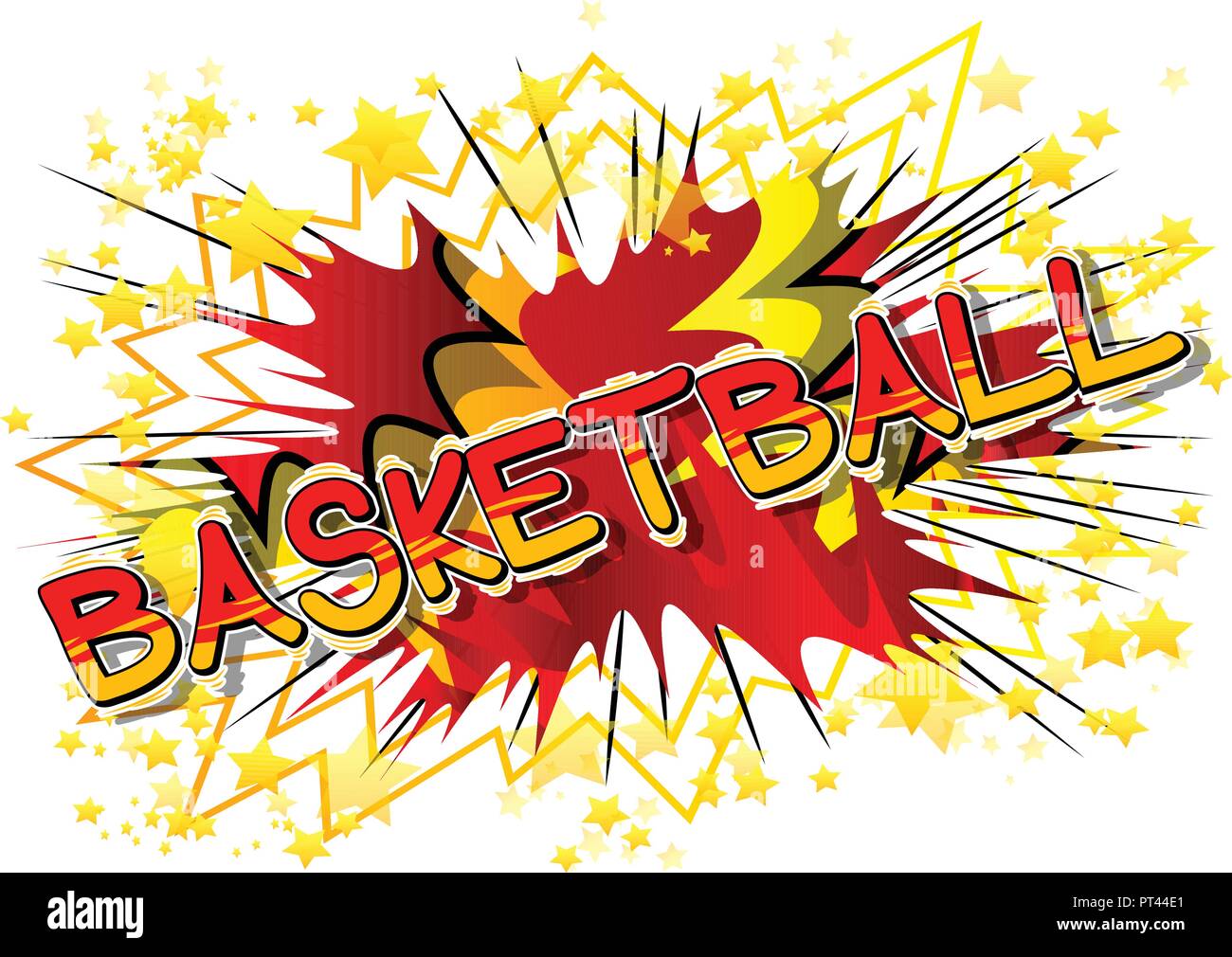 Basketball - Vector illustrated comic book style phrase Stock Vector ...