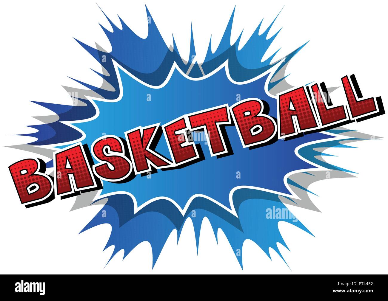 Basketball - Vector illustrated comic book style phrase Stock Vector ...