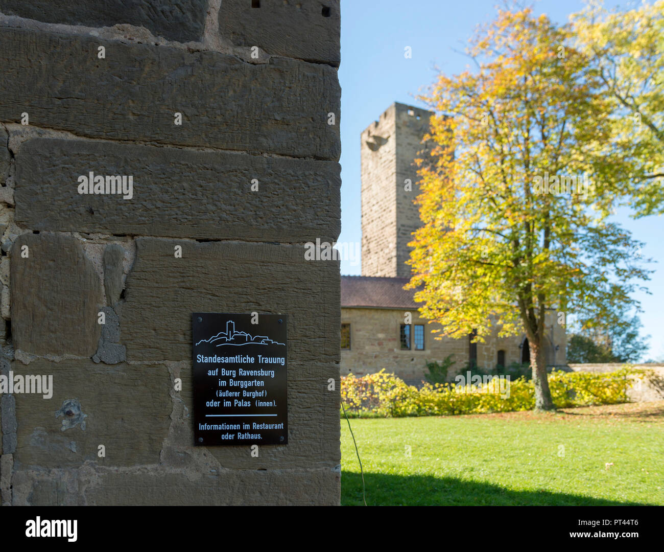 Germany, Baden-Württemberg, Kraichgau, Ravensburg Castle, former ...