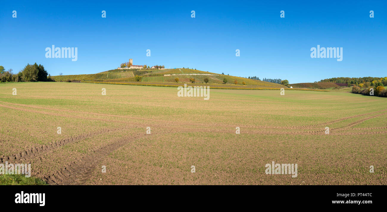 Germany, Baden-Württemberg, Kraichgau, Ravensburg Castle, former ...