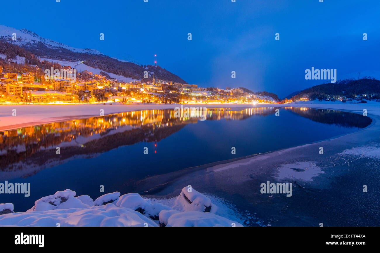 Lake st moritz winter hi-res stock photography and images - Alamy