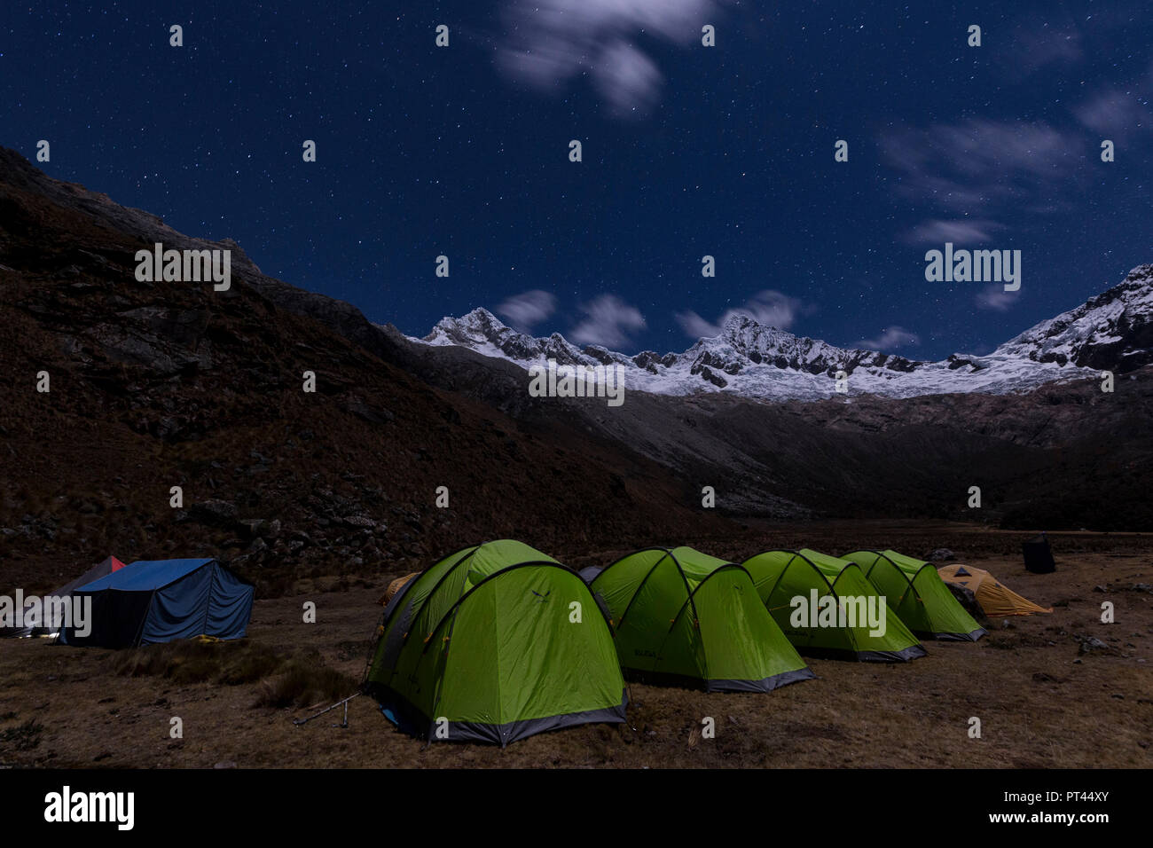 alpamayo-base-camp-by-night-ancash-andes-peru-stock-photo-alamy