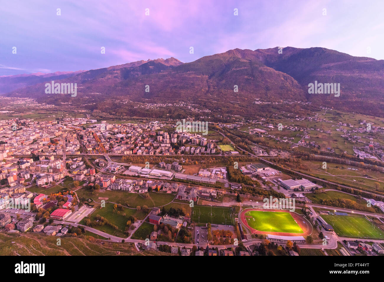 Sondrio aerial hi-res stock photography and images - Alamy